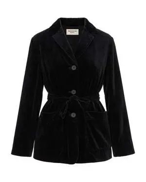 Max Mara Velvet Belted Blazer Jacket