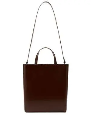 Soeur 100% Cow Leather Crossbody Bag - Brown