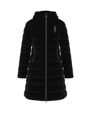 BLAUER. Hooded Quilted Puffer Coat - Nero