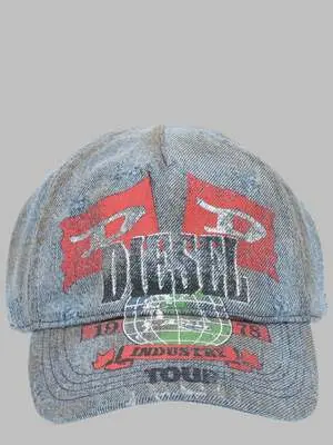 DIESEL® Style Hat In 100% Cotton - Denim