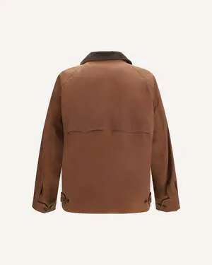 BARACUTA Waxed Cotton Deck Jacket
