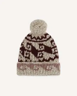 Moncler Wool-alpaca Blend Beanie With Pom-pom