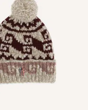 Moncler Wool-alpaca Blend Beanie With Pom-pom