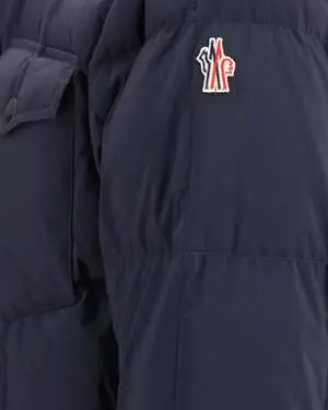 Moncler Geltech Down Ski Jacket With Corduroy Trim