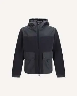 Moncler Polartec Hooded Zip-up Sweatshirt - Black