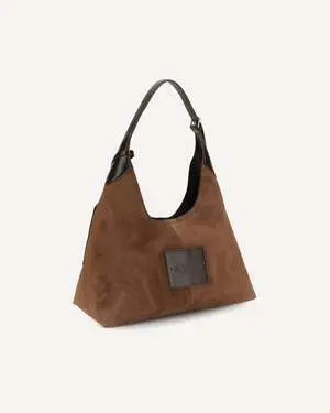Marc Jacobs Sack Suede Shoulder Bag