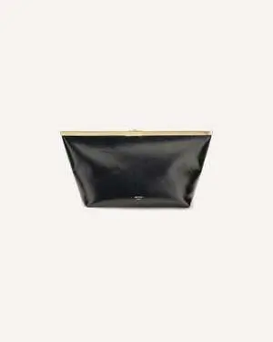 JIMMY CHOO Large Ganache Biker Leather Clutch