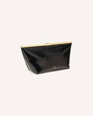 JIMMY CHOO Large Ganache Biker Leather Clutch