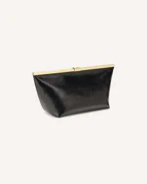 JIMMY CHOO Large Ganache Biker Leather Clutch
