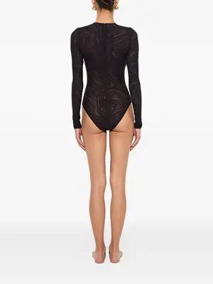 Emilio Pucci Body In Tulle Jacquard