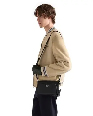 Prada Saffiano Leather Shoulder Bag