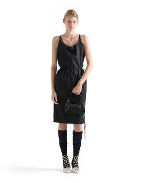 Prada Re-nylon And Leather Foldable Mini-bag