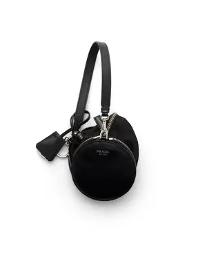 Prada Re-nylon And Leather Foldable Mini-bag