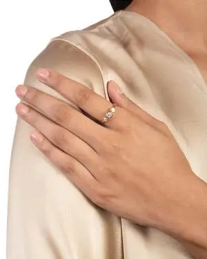 Alexis Bittar Molten Vermeil Triple Stone Ring
