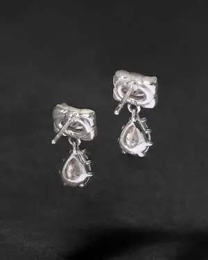 Alexis Bittar Solaris Sterling Pear Drop Earring