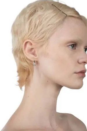 Alexis Bittar Molten Sterling Drop Earring