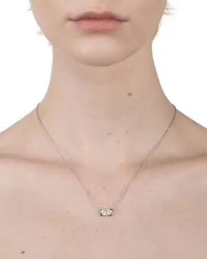 Alexis Bittar Solaris Sterling Navette Pendant Necklace - Silver