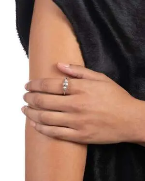 Alexis Bittar Molten Sterling Triple Stone Ring