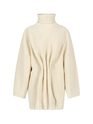 THE FRANKIE SHOP Alira" Knit Dress - Cream