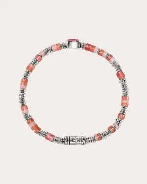John Hardy Rhodolite Heishi Gem Bracelet