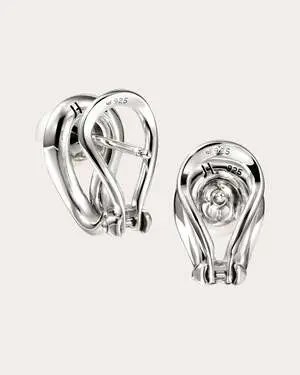 John Hardy Cultured Pearl Surf Earrings