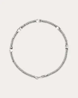 John Hardy Diamond Jh Lovestruck Heishi Station Bracelet