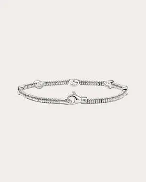 John Hardy Diamond Jh Lovestruck Heishi Station Bracelet