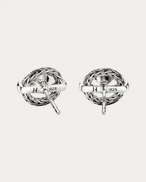 John Hardy Tanzanite & Diamond Icon Stud Earrings