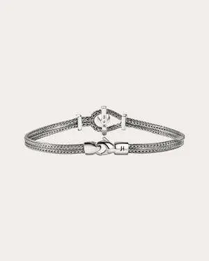 John Hardy Tanzanite & Diamond Icon Bracelet