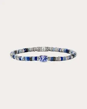 John Hardy Tanzanite Heishi Gem Bracelet - Silver