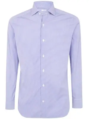 CALIBAN Striped Shirt Shirt - Blue