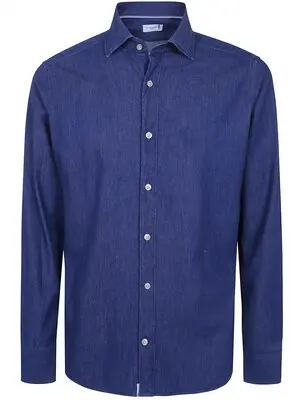 TINTORIA MATTEI 954 Shirt Denim "classic - Blue