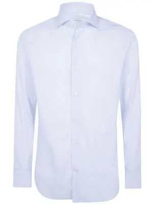 GUGLIELMINOTTI Long Sleeve Shirt - Blue
