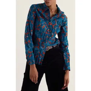 SEASALT CORNWALL Larissa Organic Cotton Shirt - Beech Canopy Mix