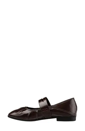 JELAVU Blair Faux Leather Penny Loafer Flat