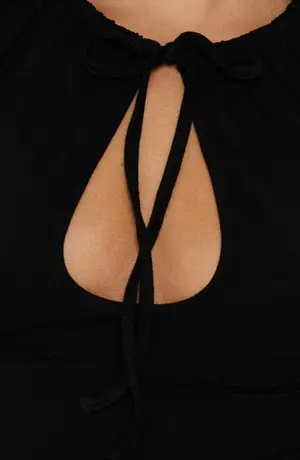 Princess Polly Delectable Tie Detail Cap Sleeve T-shirt