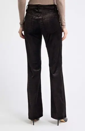 FRAME The Reboot Python Print High Waist Bootcut Velvet Jeans