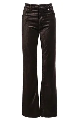 FRAME The Reboot Python Print High Waist Bootcut Velvet Jeans