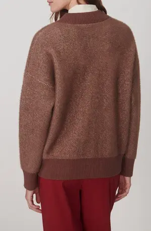 Varley Zenia Full Zip Knit Jacket - Nutmeg