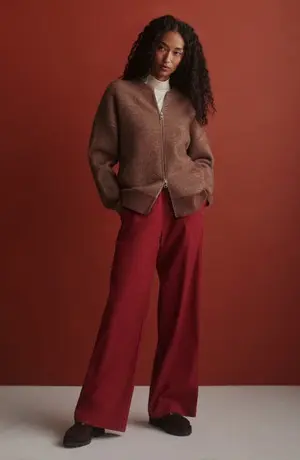 Varley Zenia Full Zip Knit Jacket