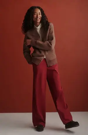Varley Zenia Full Zip Knit Jacket