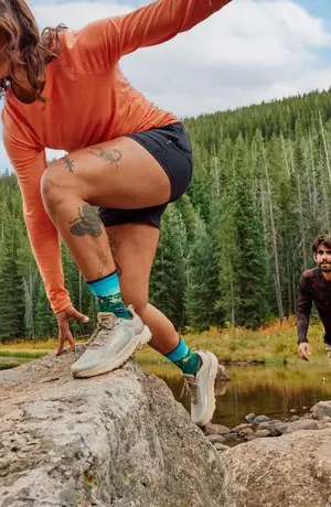 Smartwool Hike Targeted Cushion Mountain Lake Crew Socks