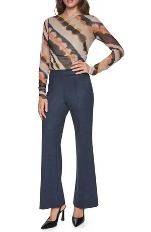 Dkny Pintuck Ankle Pants - Navy