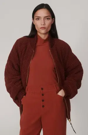 Varley Serina Reversible Quilted Bomber Jacket