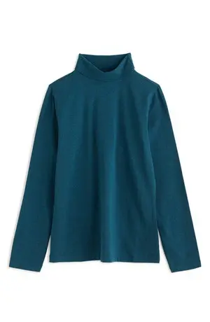 SEASALT CORNWALL Landing Organic Cotton Blend Roll Neck Top