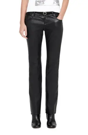 ALLSAINTS Riella Leather Trousers