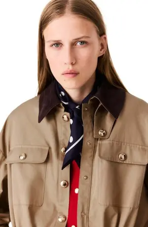 Maje Coat With Removable Lining