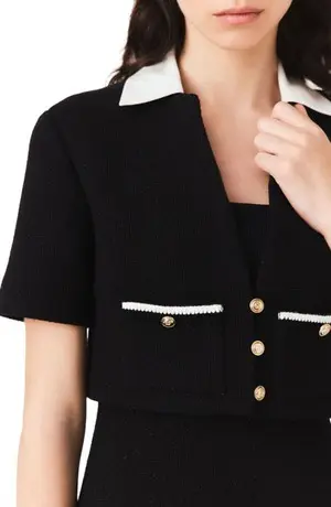 Maje 2-in-1 Tweed Dress