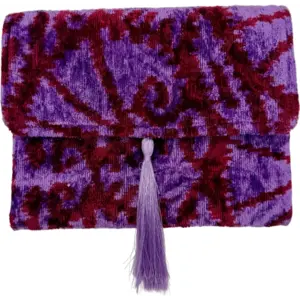 MEERTENS LUXURY One Of A Kind Tapestry Envelope Clutch