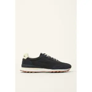 Bimba Y Lola Suede And Nylon Technical Sneaker - Black